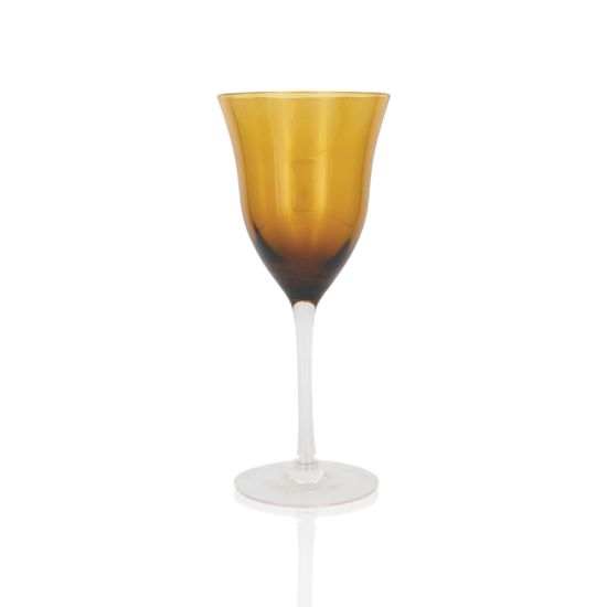 Solid Amber Water Glass - Glassware
