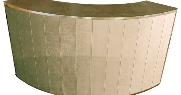 Blackout Reflection Curved Bar (Gold-Ivory) - Bars & Bar Backs