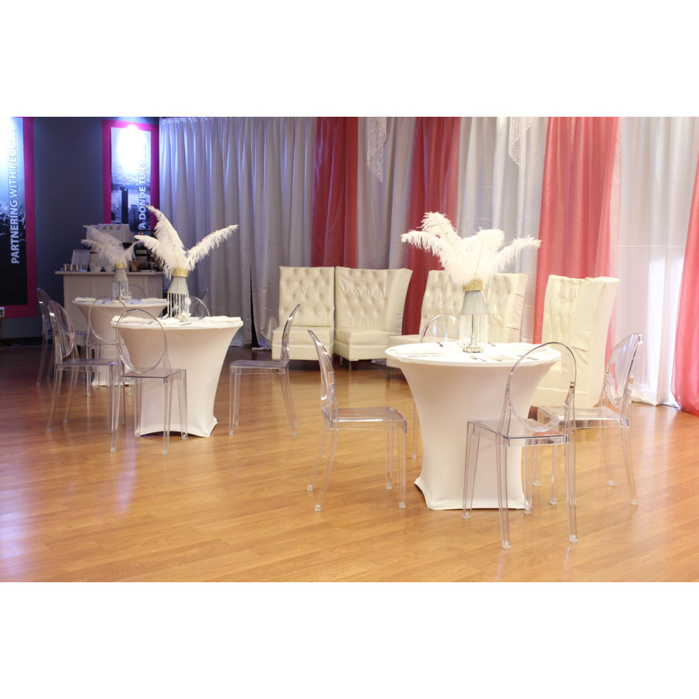 Ghost Chair (Armless) Red - Resin Chairs
