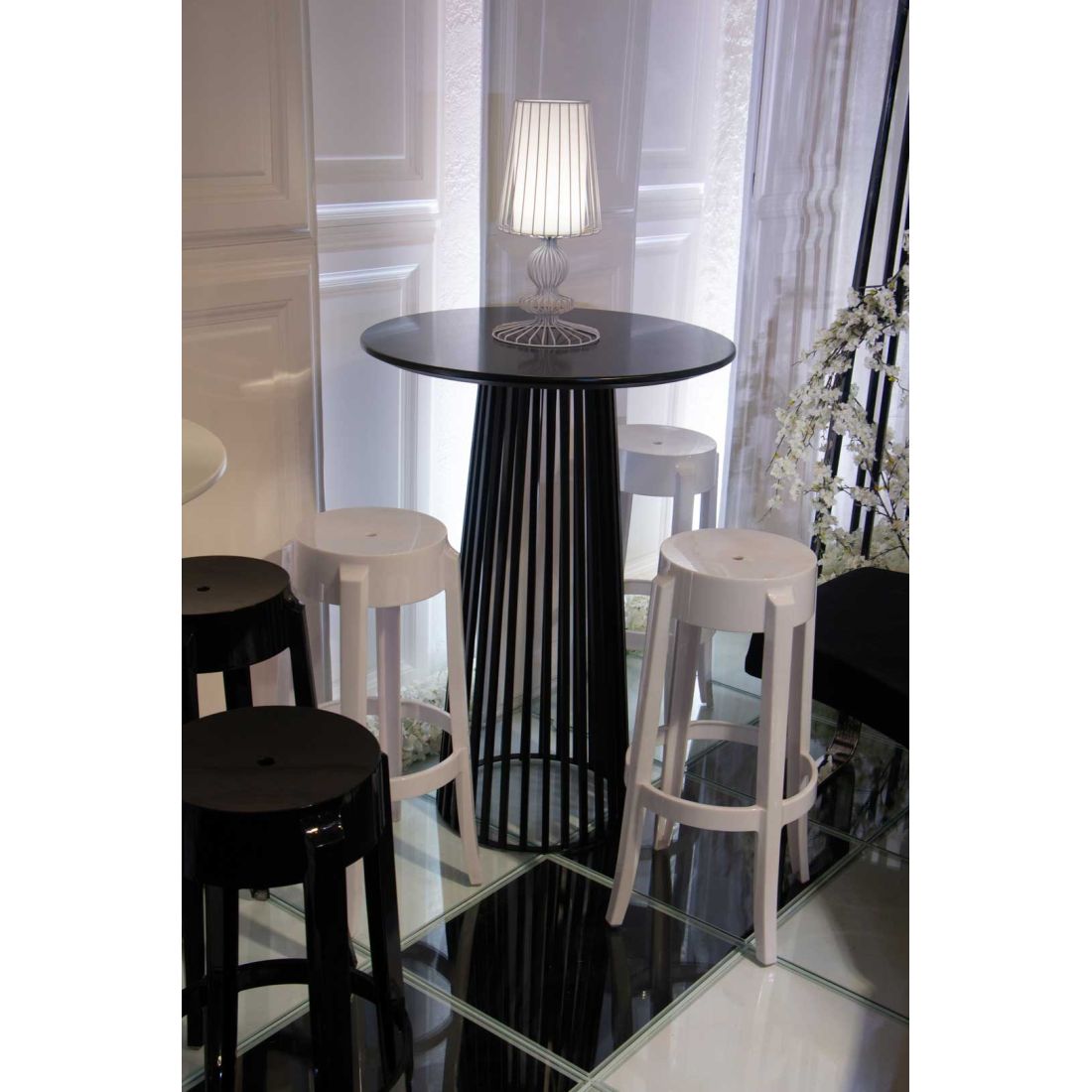 Bohemian Highboy Table Black - Bohemian Highboy Table
