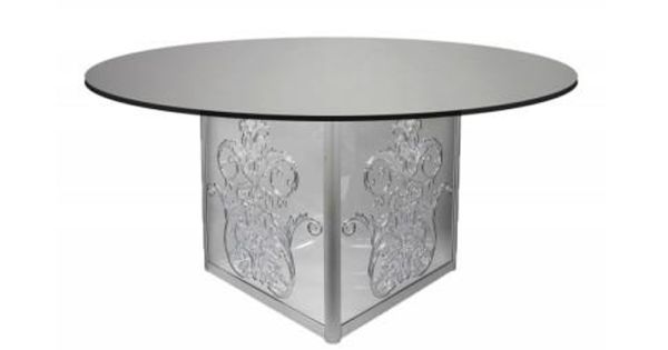 Mirror Dining Table Dior 72" (Round) - Mirror Dining Table Dior (Round)