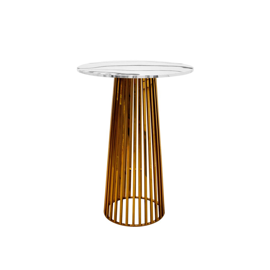 Reflection Bohemian Highboy Table Gold (Silver Top) - Bohemian Highboy ...