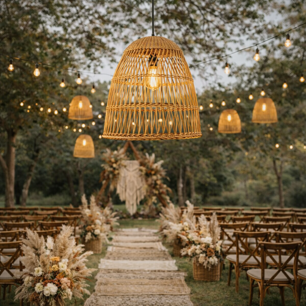 Bali Bamboo Lamp - Pendant Lamp