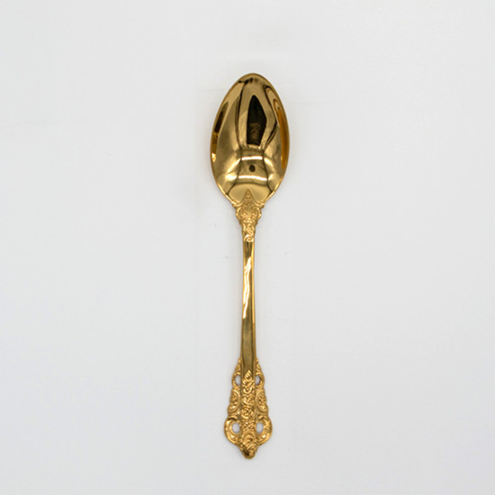 Royal Flatware Dinner Spoon Gold Set 10 - Royal Flatware Dinner Spoon ...