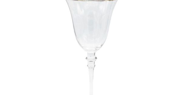 Glitz Wine Glass (Gold) (Rack 25) - Glassware