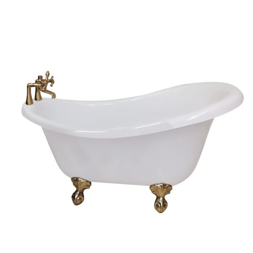 Royal bathtub with golden legs - Royal bathtub with golden legs