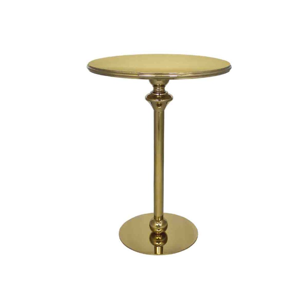 Reflection Highboy Table Gold Round - reflection cocktail table