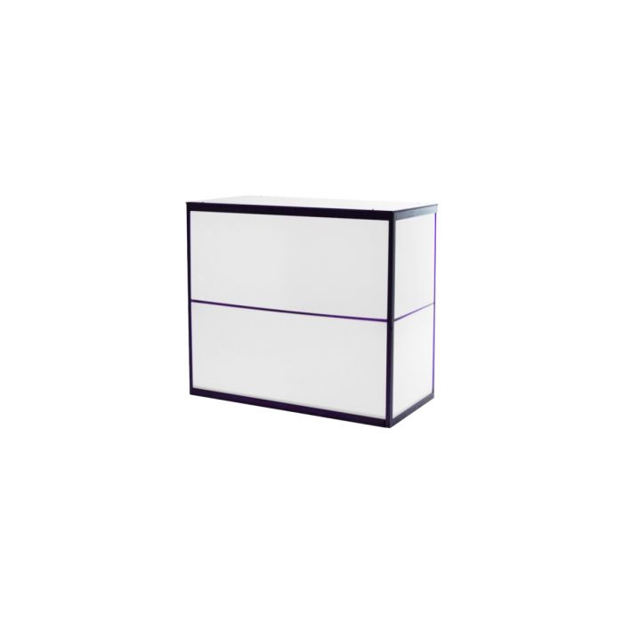 Skyline Highboy Square 24"x24" Square Glass - Miami Glow 002