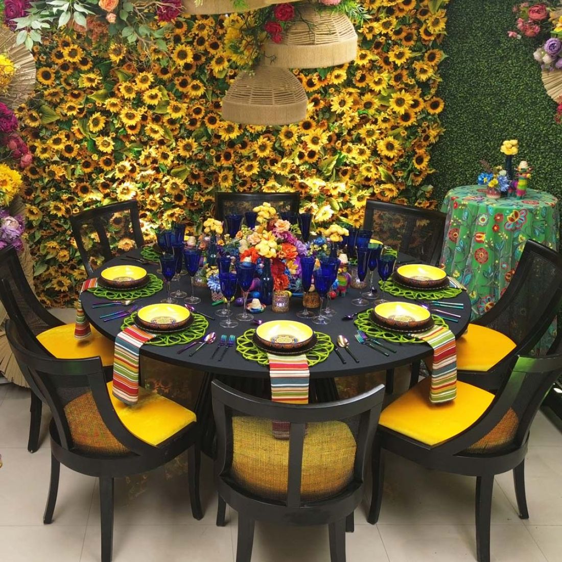 Bohemian Dining Table 72" Round - Specialty Dinning and Cocktail Tables