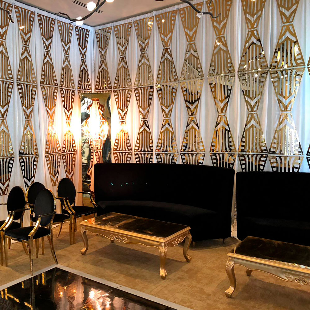 Laser Cut Wall (Art Deco Design) - Laser Cut Wall (Art Deco Design)